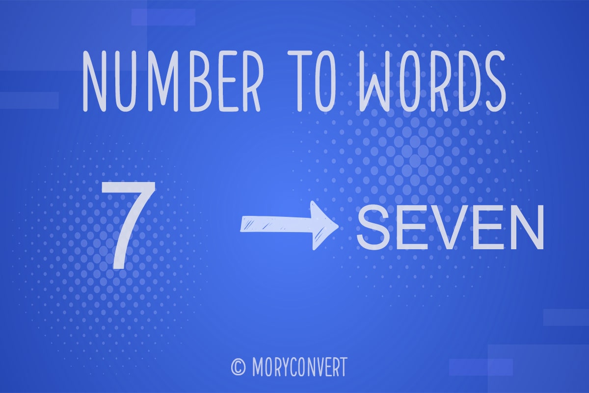 Rakamı, Sayıyı Yazıya Çevirme | MoryConvert